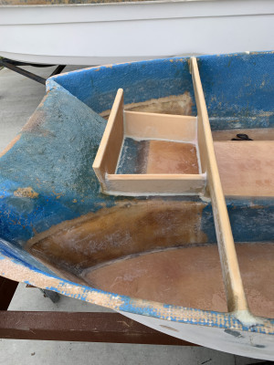 2020 home build/livingston 8ft catamaran hull with 15hp Johnson ...
